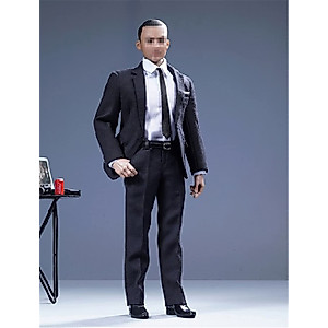 HiPlay 1/6 Scale Figure Doll Clothes, Shirt+Coat+Pants+Shoes Suit, Outfit Costume for 12 inch Male Action Figure Phicen/TBLeague CM085(Blue)