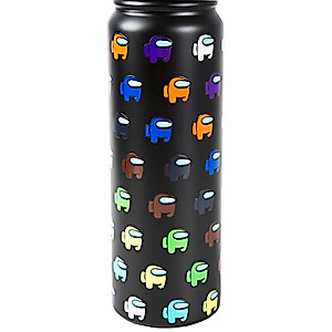 Maxerkeep Among Crewmate Ninja Japanese Anime us Game Itachi Sasuke Kakashi Stainless Steel Water Bottle 20oz 28oz Kid School