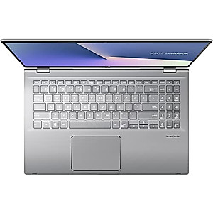 ASUS 2022 Zenbook 15.6" FHD Laptop, AMD Ryzen 7-5700U Processor, 8GB RAM, 2TB PCIe SSD, Backlit Keyboard, NVIDIA GeForce MX450, HD Webcam, Windows 11, Silver, 32GB Snowbell USB Card