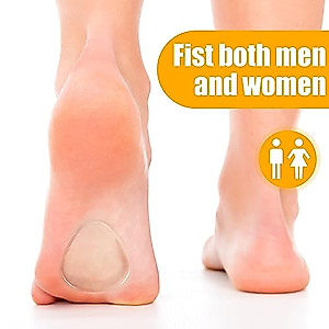 Ramede 36 Pcs Metatarsal Pads Reusable Clear Ball of Foot Cushion Water Drop Shape Foot Gel Pads Adhere to Shoe 4d Design for Forefoot Support Metatarsalgia Neuroma Feet Pain Relief Women Men