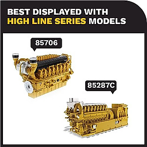 Diecast Masters 1:12 Caterpillar C32B Marine Engine | High Line Series Cat Trucks & Construction Equipment | 1:12 Scale Model Diecast Collectible Model 85707