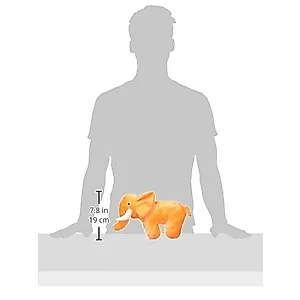 MIGHTY- Safari Elephant - Squeaker-Multiple Layers. Made Durable, Strong & Tough. Interactive Play Dog Toy (Tug, Toss & Fetch). Machine Washable & Floats