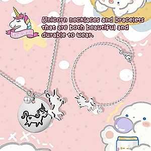 efubaby Upgrade Musical Jewelry Box for Girls with 3 Pullout Drawers Spinning Ballerina & Unicorn Jewelry Set, Jewelry Boxes for Kids Girls Birthday Valentine Christmas Gift Waltz of Flowers Tune