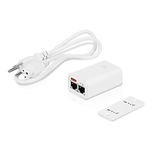 UBNT Networks NanoStation AC Loco Loco5AC-US 2 Pack Pre-Configured Loco5ac 5GHz 802.11ac airMAX Radio 450Mbps Wireless Bridge (2-Pack) with PoE POE-24-7W-G Included Ready to Install, White