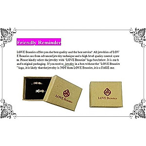 LOVE Beauties 4mm Women's Titanium Rose Gold Wedding Band Ring (8)