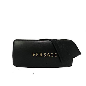 Versace VE4275 GB1/87 58M Black/Grey Square Sunglasses For Men For Women + BUNDLE with Designer iWear Eyewear Kit
