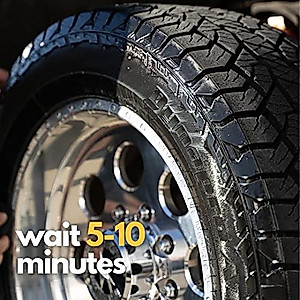 Schultz Laboratories White Diamond Onyx Tire Shine, High Gloss, Deep Shine, Conditions & Protects Against UV Rays, 16oz Bottle