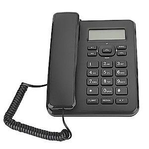 Corded Telephone for Home and Office - Desk with Wired Landline Connection Ideal for Business Use