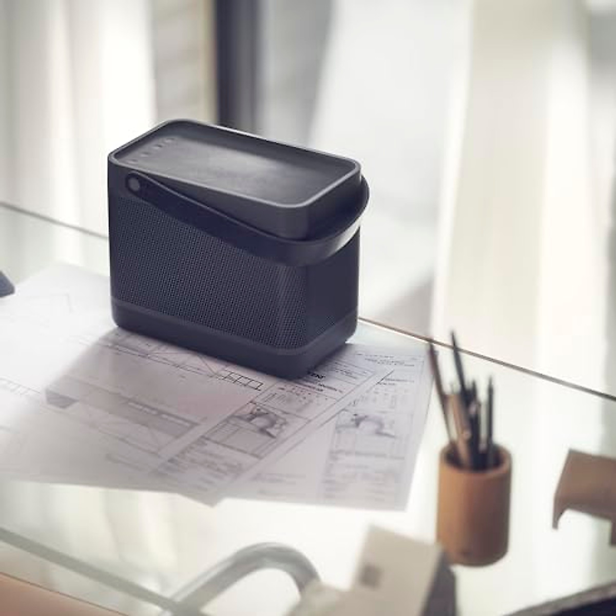 Bang & Olufsen Beolit 20 Powerful Portable Wireless Bluetooth Speaker, Anthracite