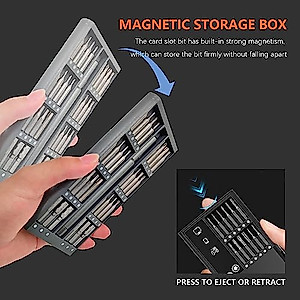 Screwdriver Set 50 in 1 Small Screwdriver Set With Case, Micro Screwdriver Set - Repair Kit for Computer, I Phone, Macbook, PS4, PS5, Xbox Controller Repair Kit