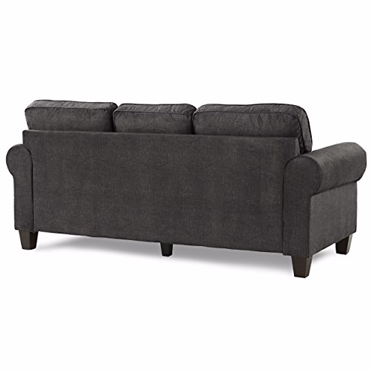 Homelegance Cornelia 86" Fabric Sofa, Dark Gray
