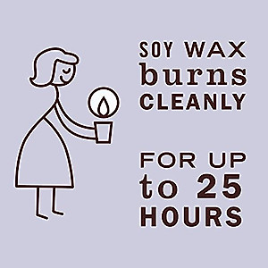 Mrs. Meyer's Soy Aromatherapy Candle, 25 Hour Burn Time, Made with Soy Wax and Essential Oils, Lavender, 4.9 oz