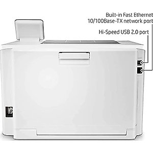 HP Color Laserjet Pro M255dw Single-Function Wireless Laser Printer, White - Print only - 2.7" Color Touchscreen, 22 ppm, 600 x 600 dpi, 8.5 x 14, Auto Duplex Printing, Ethernet