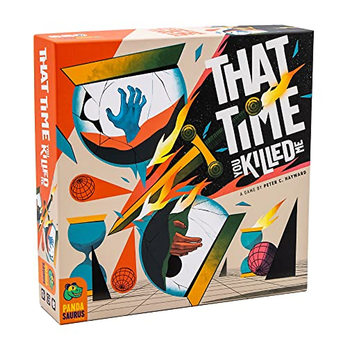 That Time You Killed Me Board Game - A Unique Narrative Game of Time Travel and Rivalry! Sci-Fi Strategy Game for Kids and Adults, Ages 14+, 2 Players, 15-30 Minute Playtime, Made by Pandasaurus Games