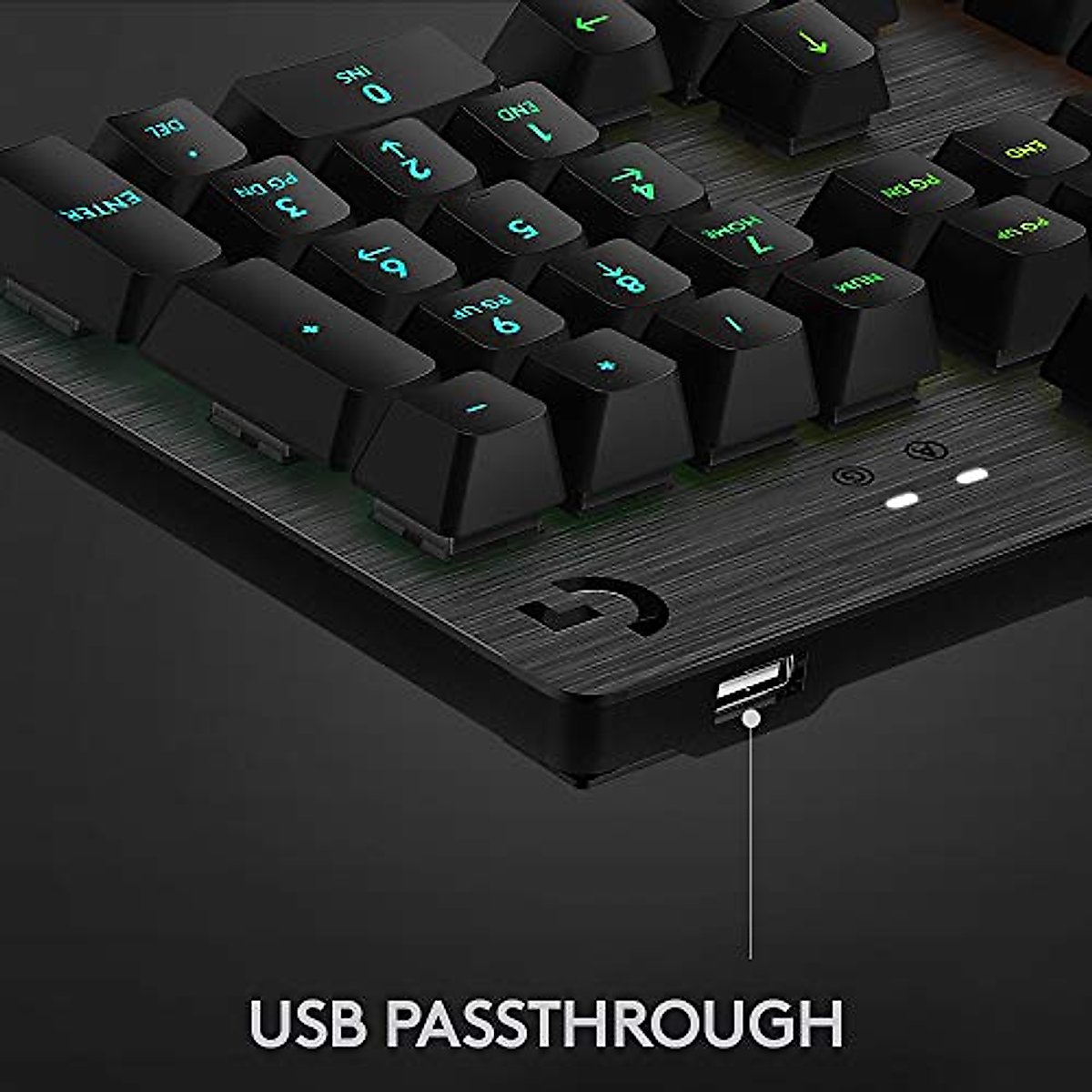 Logitech G513 RGB Backlit Mechanical Gaming Keyboard with GX Blue Clicky Key Switches (Carbon)