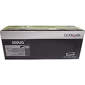 Lexmark 500UG Ultra High Yield Return Program Toner Cartridge for US Government, 20000 Yield (50F0U0G)