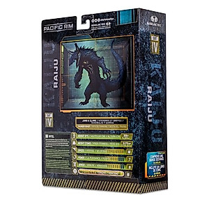 Pacific Rim McFarlane Toys Raiju (Kaiju) 4" Scale Figure Playset with Comic