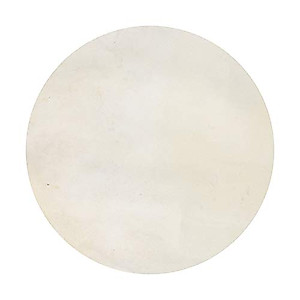 Yibuy Beige Goatskin Goat Skin Drums Head for Bongo Drums Replacement Parts