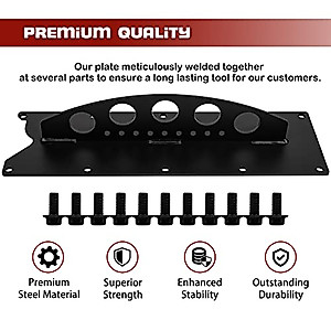 LS Engine Lift Plate Engine Hoist Picker Crane Lift Plate Fit for Chevy LS Series LSX LS LS1 LS2 LS3 LQ4 6.0 6.2 5.3 4.8 Gen 3 4 (2)