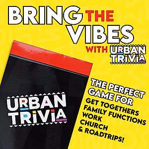 Urban Trivia Game - Black Card Game for The Culture! Fun Trivia on Black TV, Movies, Music, Sports, & Growing Up Black! Great Trivia for Adult Game Nights and Family Gatherings.