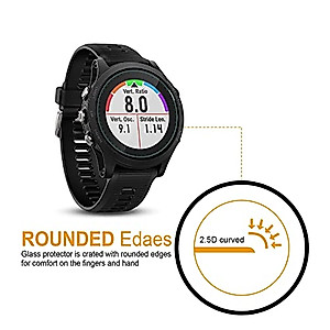 Supershieldz (3 Pack) Designed for Samsung Galaxy Watch 5 (44mm) / Galaxy Watch 4 (44mm) Tempered Glass Screen Protector, Anti Scratch, Bubble Free