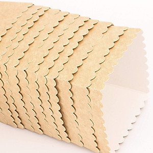 HOZEON 50 PCS 20 Ounces Paper Popcorn Boxes, Reusable Popcorn Containers for Party Movie Nights Theatre Themed Cinema Birthdays