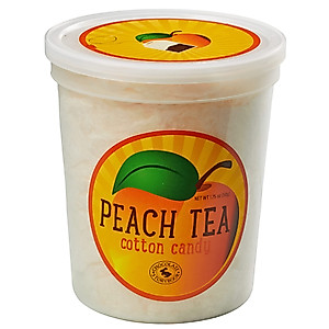 Tea Party Cotton Candy Gift Set of 3 Honey Vanilla, Peach Tea and Blueberry Jam - Unique ideas for Holidays, Birthdays, Gag Gifts, Party Favors