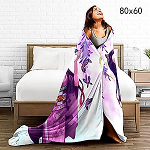 Anime Blanket Ultra Soft Flannel Fleece Cartoon Throw Blankets Home Decor Bedding Couch Sofa for Kids Adults Gift 50"X40"