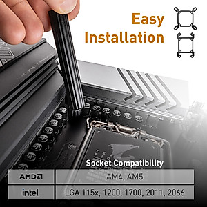 EKWB 360mm EK-Nucleus CR360 Lux D-RGB Intel/AMD CPU Liquid Cooler