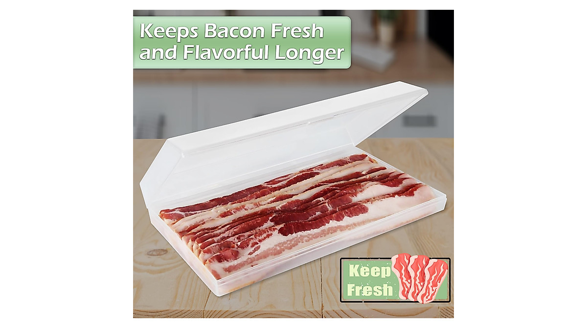 Home-X Bacon Saver - Keep Your Bacon Fresh and Flavorful