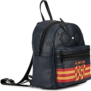 Harry Potter Hogwarts Allover Backpack - Girls, Boys, Teens, Adults Hogwarts School of Witchcraft Faux Leather 10 Inch Allover Mini Backpack