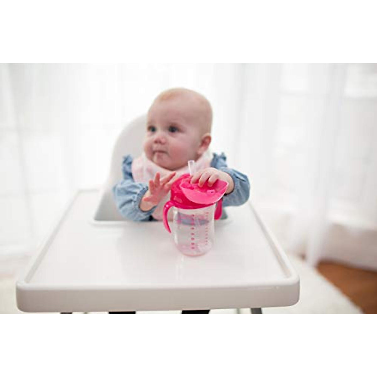 Dr. Brown's Baby's First Straw Cup, 9 Ounce (6m+) - Orange (TC91013-P4)