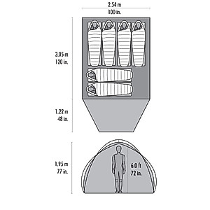 MSR Habitude 6-Person Family & Group Camping Tent