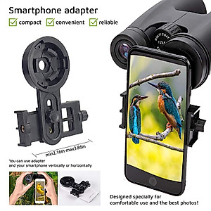 High Power 12x50 Binoculars Binocular for Adults with BAK4 Prism FMC Lens Fogproof & Waterproof Great for Bird Watching Travel Stargazing for Adult Bird Watching Outdoor Hun Monocular Telescope