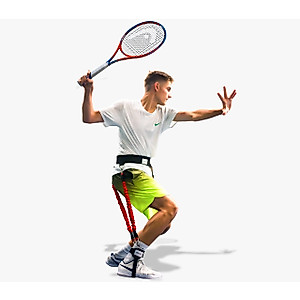 VPX Tennis Swing Trainer Increases Power, Exit Ball Velocity, Shot Accuracy, & Serve Speed, Improves Forehand, Backhand, Slice, & Compression Racket Torque, for Men, Women, Boys, Girls, & Kids