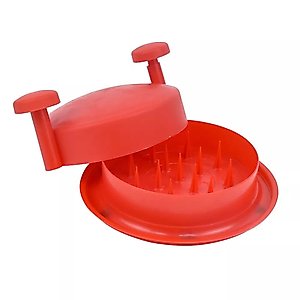 MY DEVELOPMENT Chicken Shredder Tool Twister with Handles | Non-Skid Base Chicken Shredder Machine | Shredder Machine for Beef, Pork and Chicken Meat | Shredder Gadget for Kitchen – Red