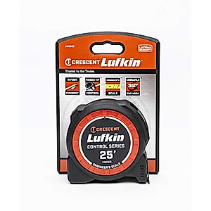 Crescent Lufkin 1-3/16 x 25' Command Control Series Yellow Clad Engineers Tape Measure - L1025CD