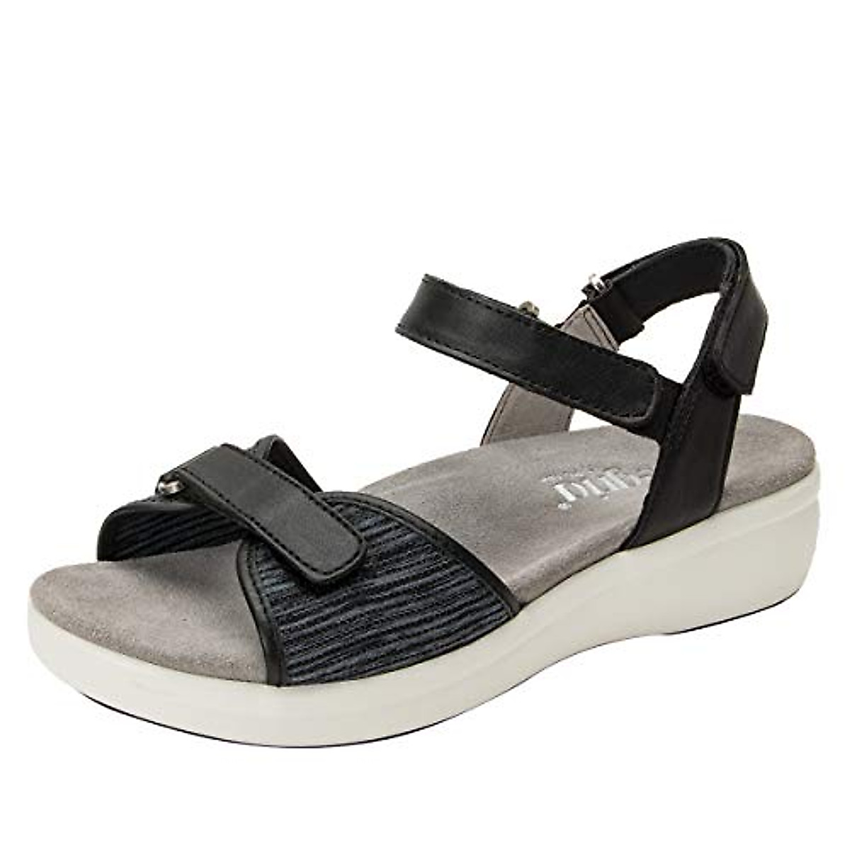 TRAQ by Alegria Qali Womens Smart Walking Shoe Black 7 M US