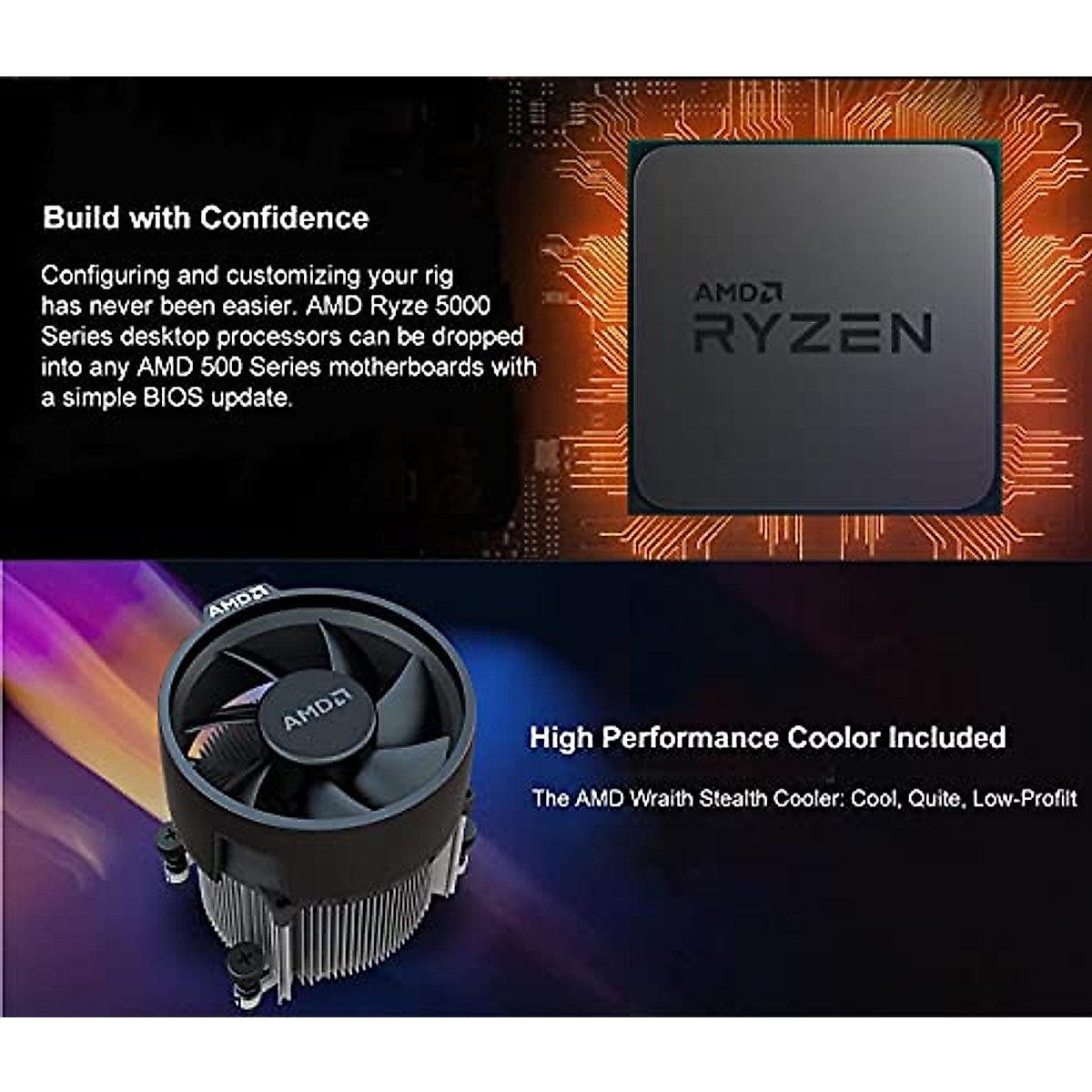 Micro Center AMD Ryzen 5 5600X Desktop Processor 6-core Bundle with MSI MAG B550 Tomahawk MAX WiFi Motherboard and PowerSpec 750W 80+ Gold Fully Modular PSU