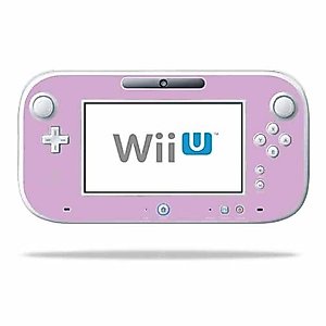 MightySkins Skin Compatible with Nintendo Wii U Gamepad Controller wrap Sticker Skins Solid Purple