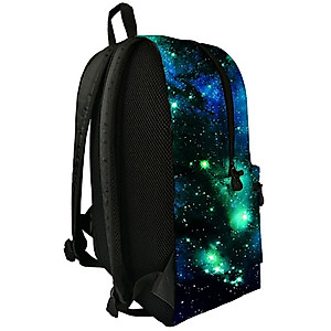 Galaxy Space Print Durale Kids Canvas Bookbag Back to School