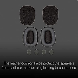 BlueParrot B450-XT Cushion Kit - Includes Foam and Leatherette Replacement Ear Cushions, Four Foam Windscreens (for B450-XT only - 1st Gen Prior to May 2020) VXI-204019-B