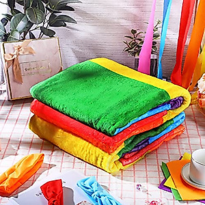 2 Pack Pride Rainbow Throw Blanket LGBT Flannel Blanket Colorful Stripe Rainbow Soft Warm Blankets for Bed Couch Sofa, LGBT Gifts for Teens Kids Adults