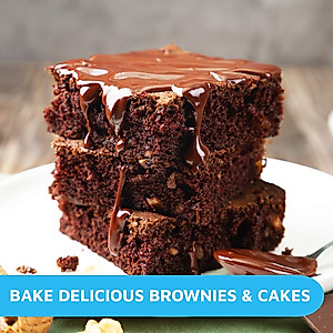 MontoPack 9” Disposable Aluminum Foil Square Baking Pans | 9 x 9 Cake Pan Tin for Broiling, Toaster Oven, Meal Prep, Roasting, Take Out | Perfect for Brownie & Lasagna Trays | 20 Pack