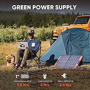 Jackery Portable Power Station Explorer 240, 240Wh Backup Lithium Battery, 110V/200W Pure Sine Wave AC Outlet, Solar Generator (Solar Panel Not Included) for Outdoors Camping Travel Hunting Emergency
