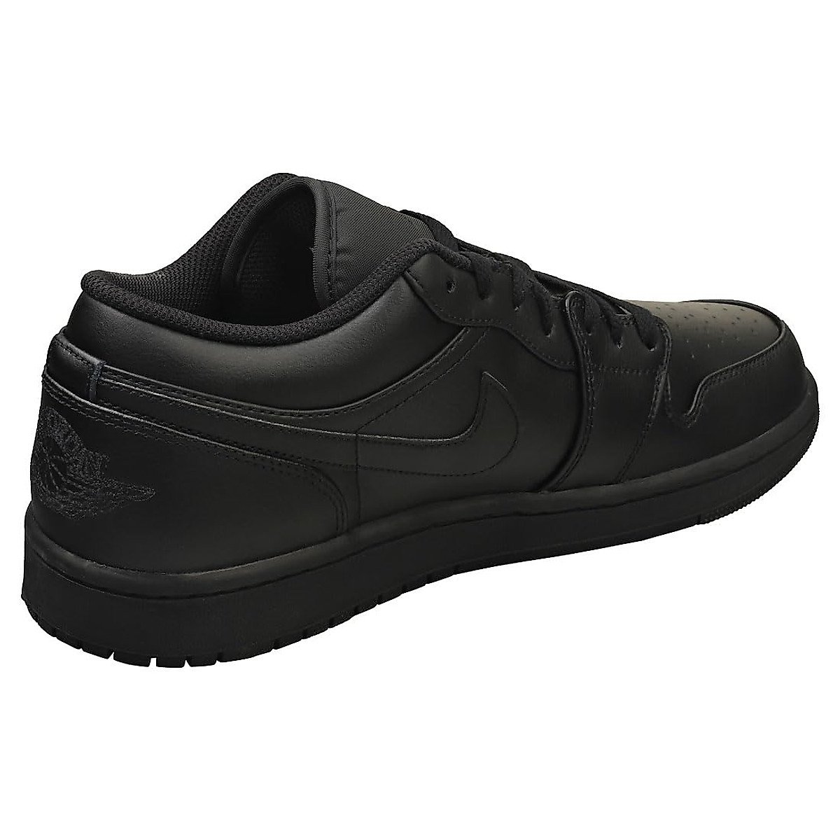 Jordan Mens Air 1 Low 553558 093 Triple Black - Size 10