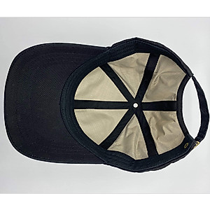 Radia Smart® EMF Hat - Faraday Hat, Baseball Cap 5G Blocking, RF Shielding, EMF Protection, WiFi Radiation Blocker. Black