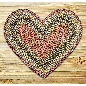 Earth Rugs Rug, 20 by 30", Olive/Burgundy/Gray