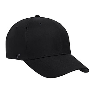 Flexfit Womens Nu Cap Hat, Black, Large-X-Large US