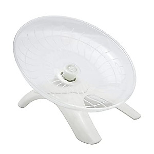 3 in 1 Hamster Water Bottle + Flying Saucer Exercise Wheel for Dwarf Hamster Mouse Rat Hedgehog